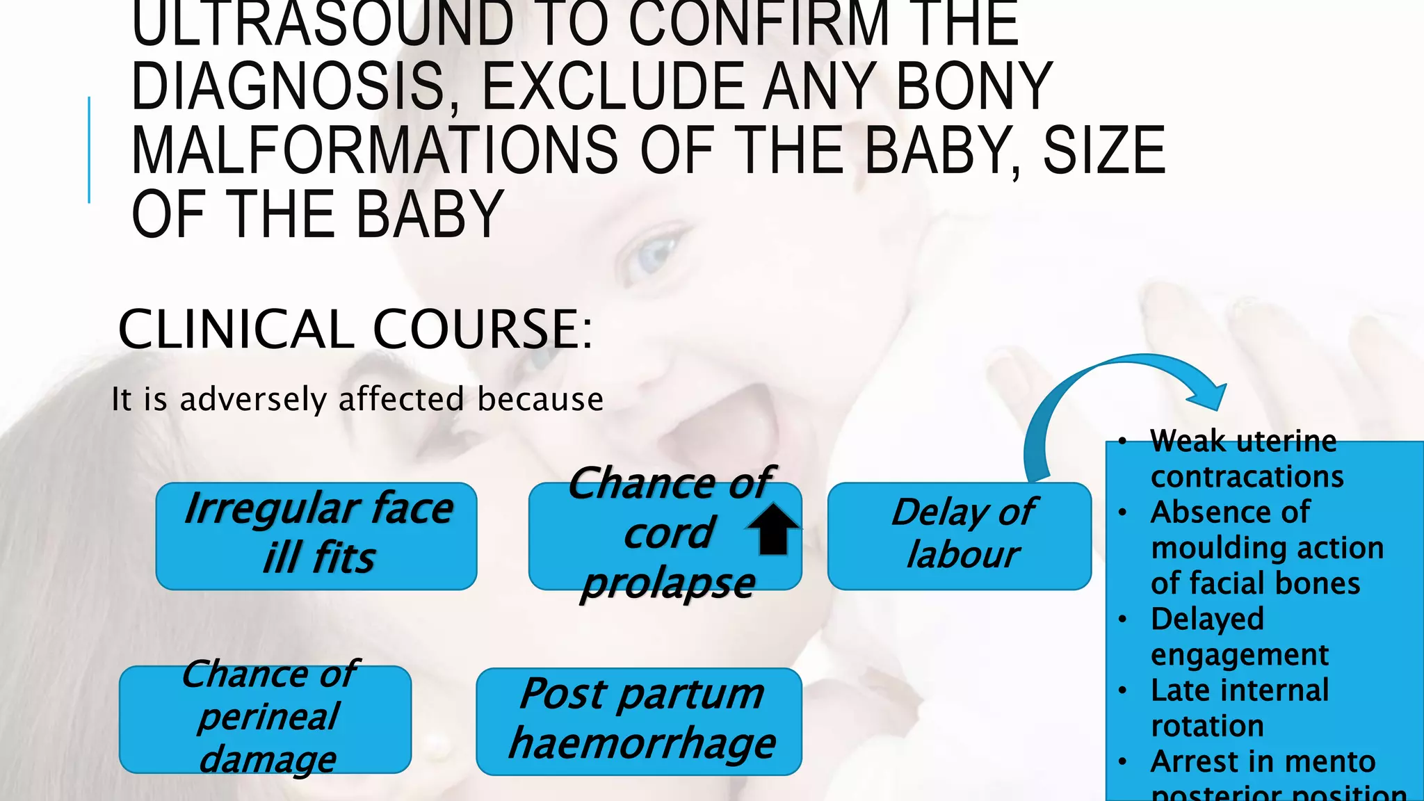 Diagnosis of face presentation | PPTX