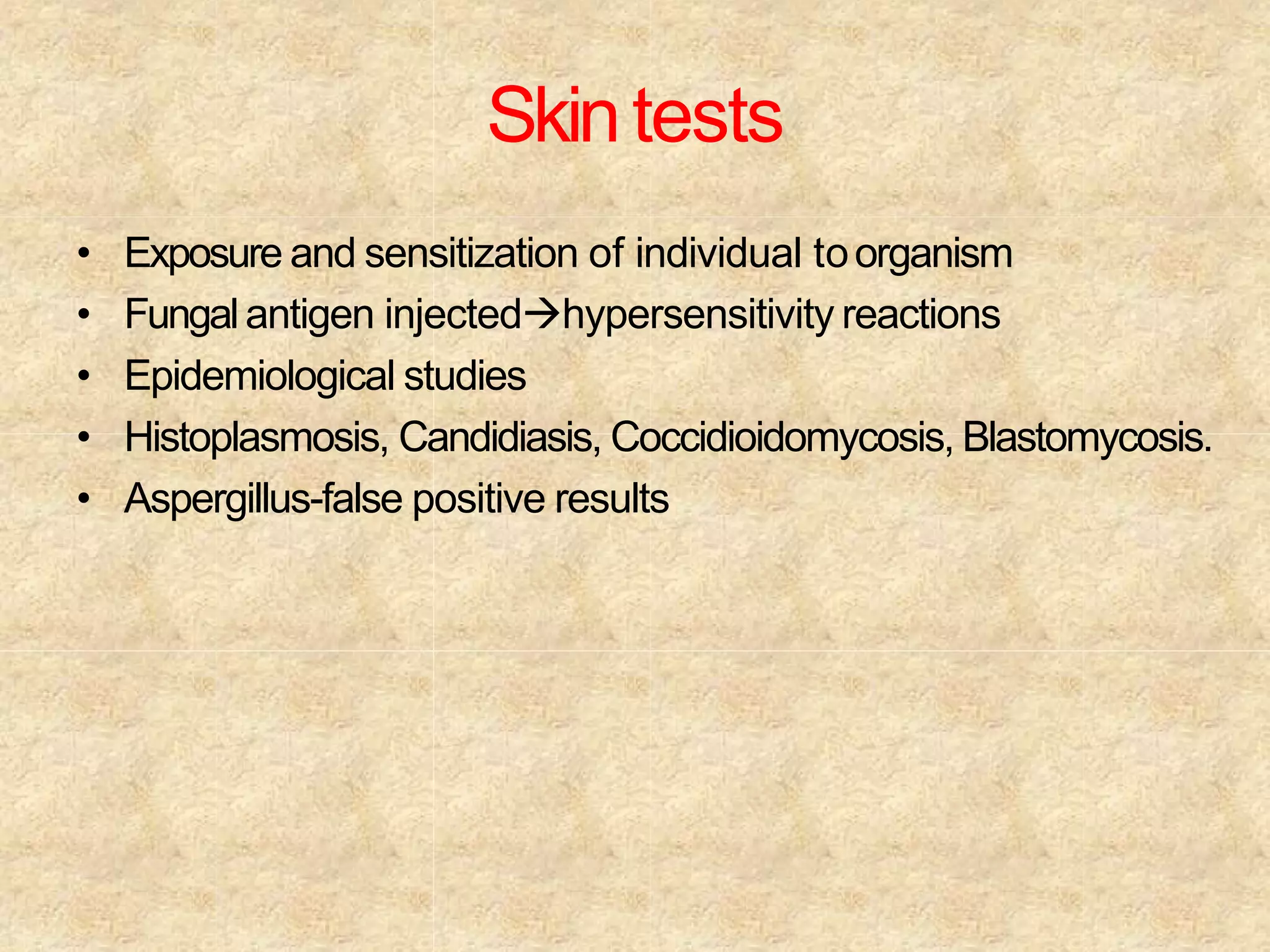 Diagnosis of fungal infections | PPTX
