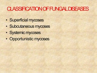 Diagnosis of fungal infections | PPTX