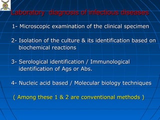 Diagnosis of infectious diseases by dr.g.v.mali