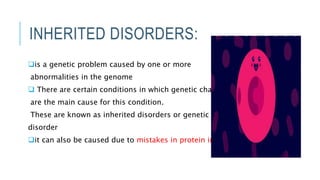 Diagnosis of inherited disorders and infectious disorders | PPTX