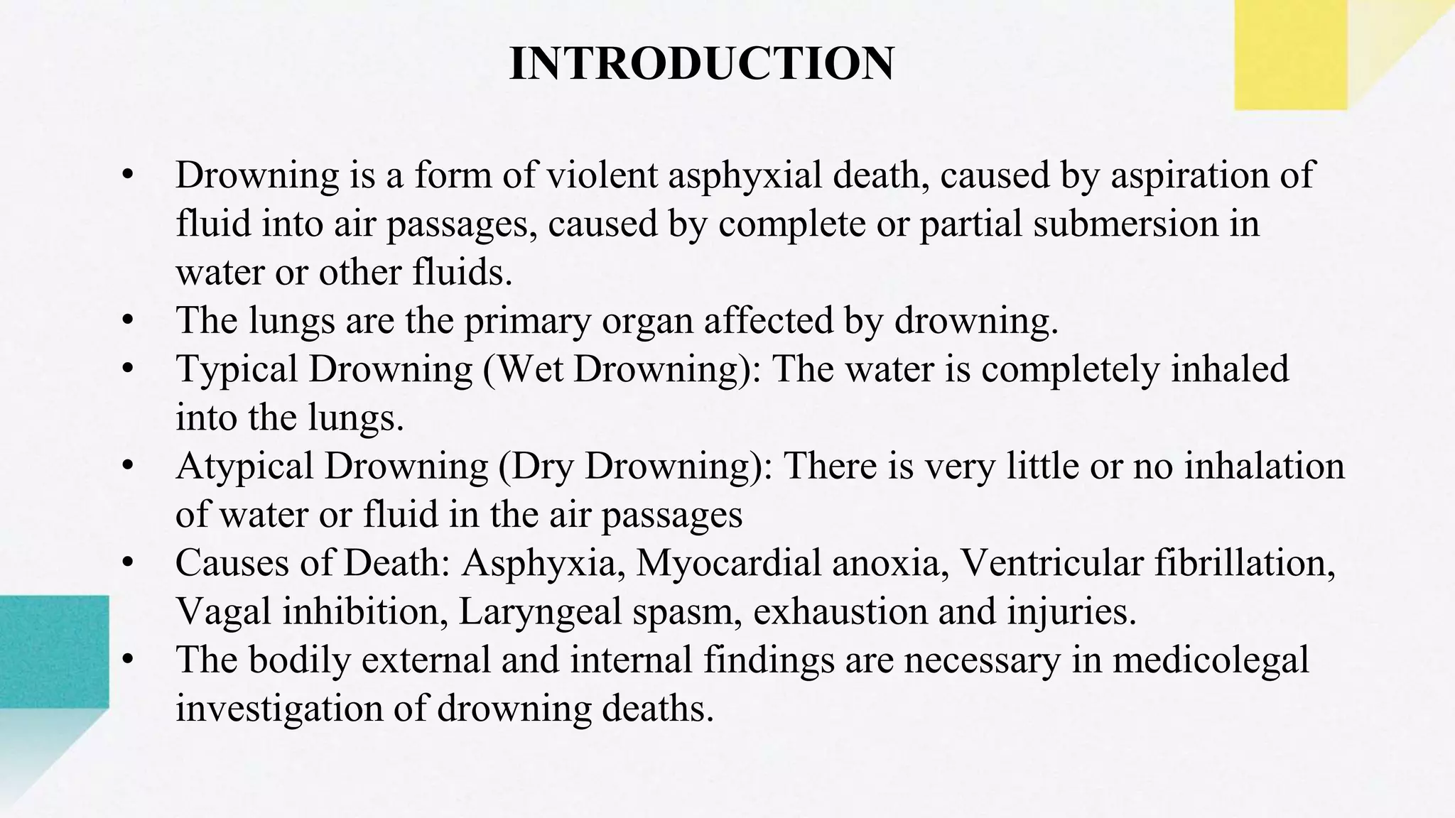 DIAGNOSIS OF INJURIES ASSOCIATED WITH DROWNING_ANEETTA JOJI_FORENSIC ...