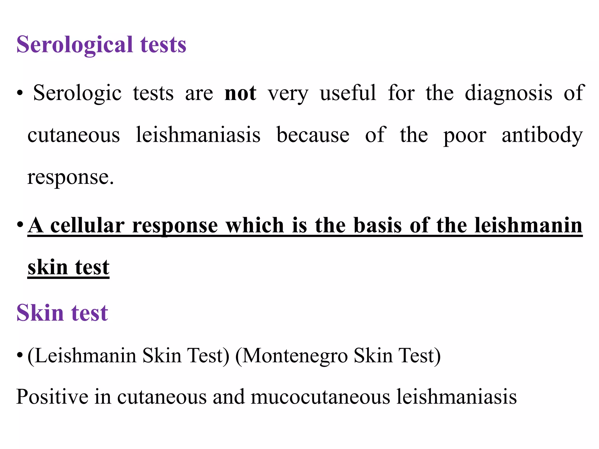 Diagnosis of leishmania parasite | PPSX