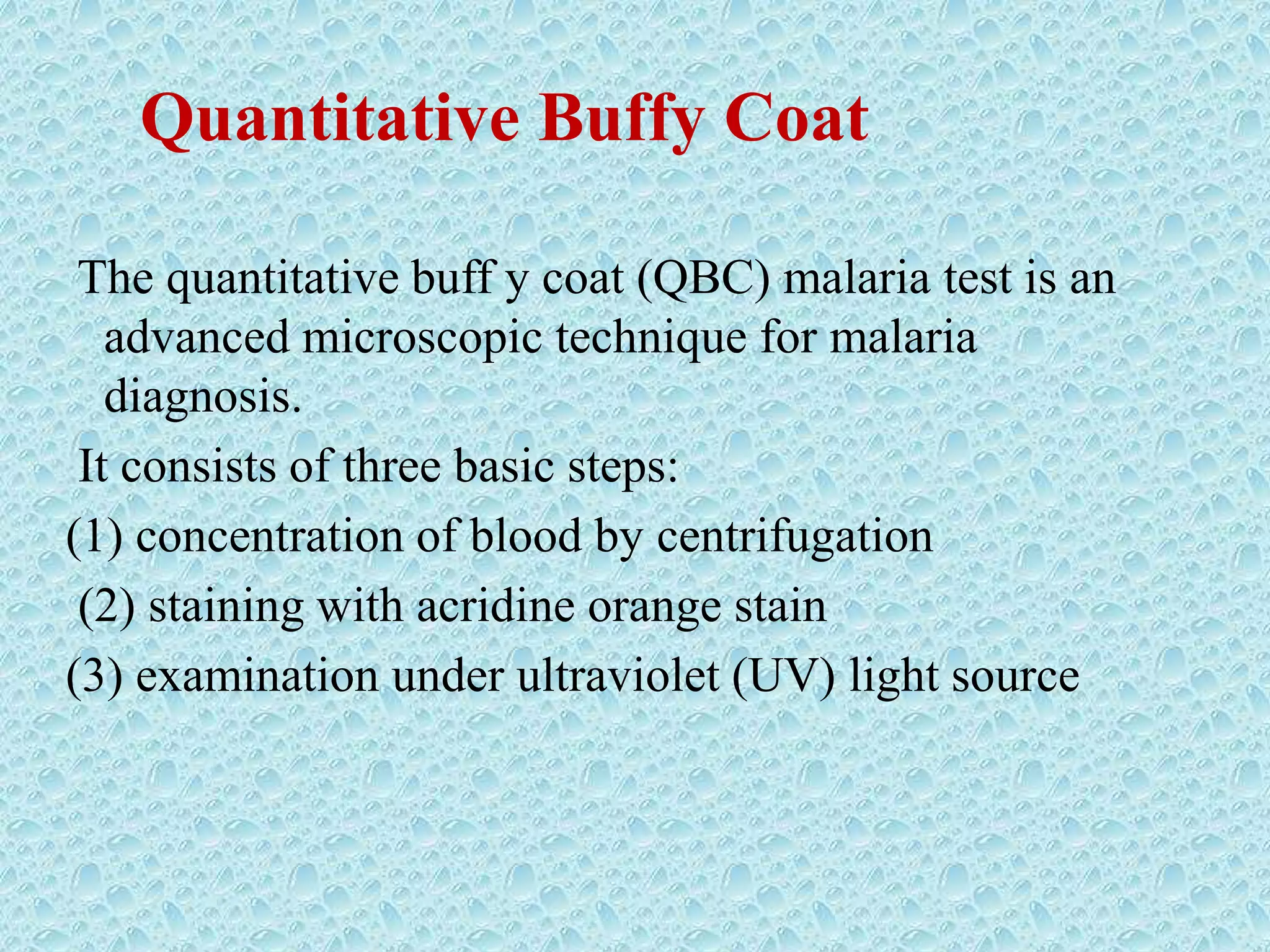 Diagnosis of four malaria parasites | PPSX