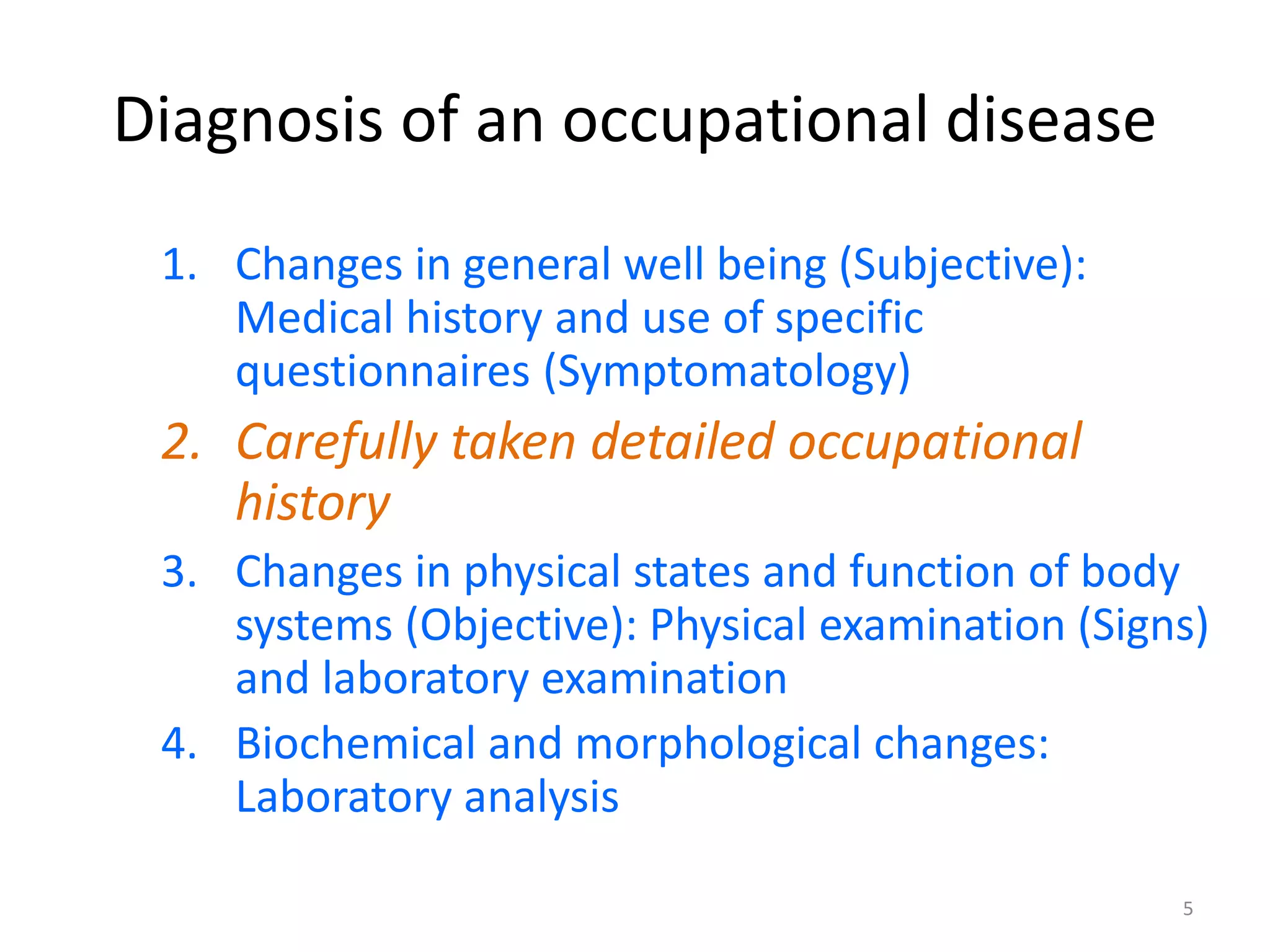 Diagnosis of Occupational Diseases.pptx