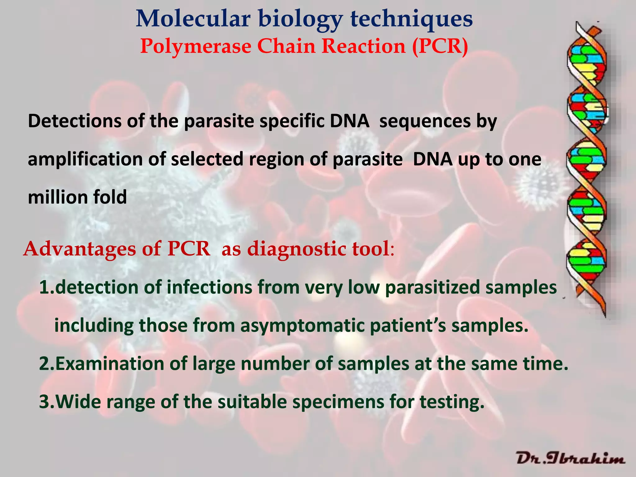 DIAGNOSIS OF PARASITIC DISEASES(post) P.P..ppt
