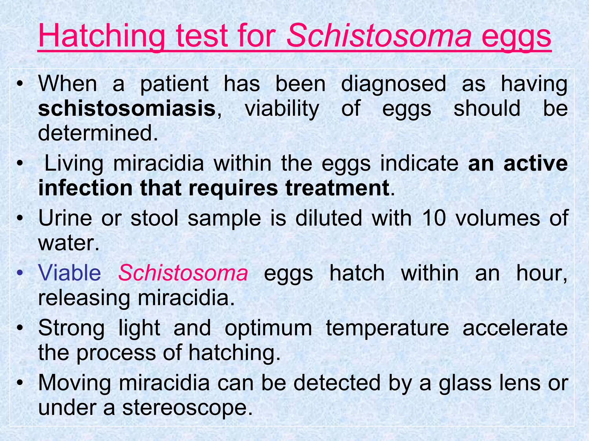 DIAGNOSIS OF PARASITIC DISEASES(post) P.P..ppt