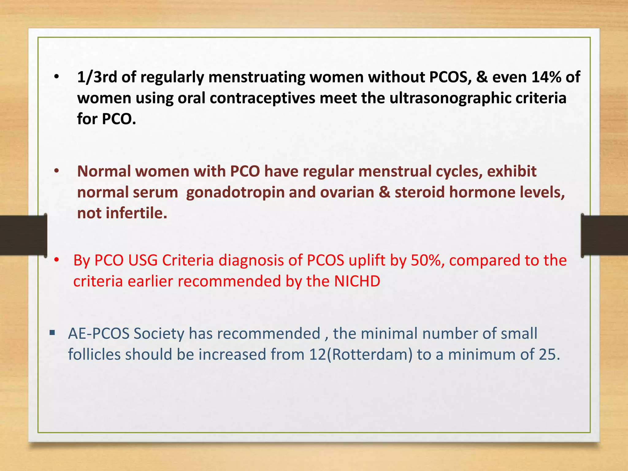Diagnosis of pcos | PPTX