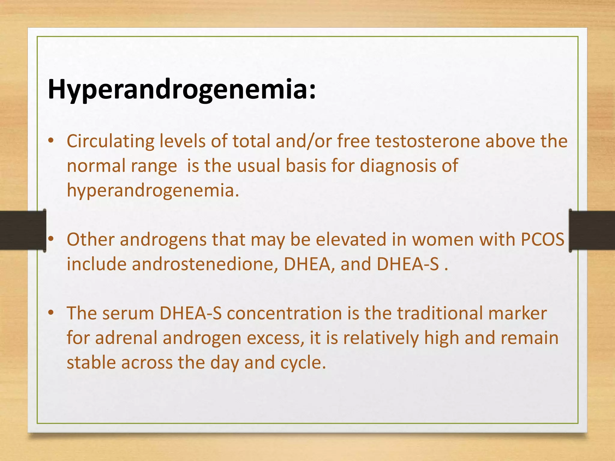 Diagnosis of pcos | PPTX