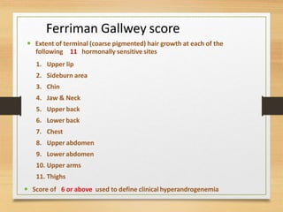 Diagnosis of pcos | PPTX