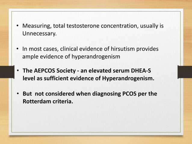 Diagnosis of pcos | PPTX | Hormonal Disorders | Endocrine and Metabolic ...