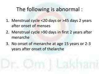 Diagnosis of PCOS in adolescents | PPTX