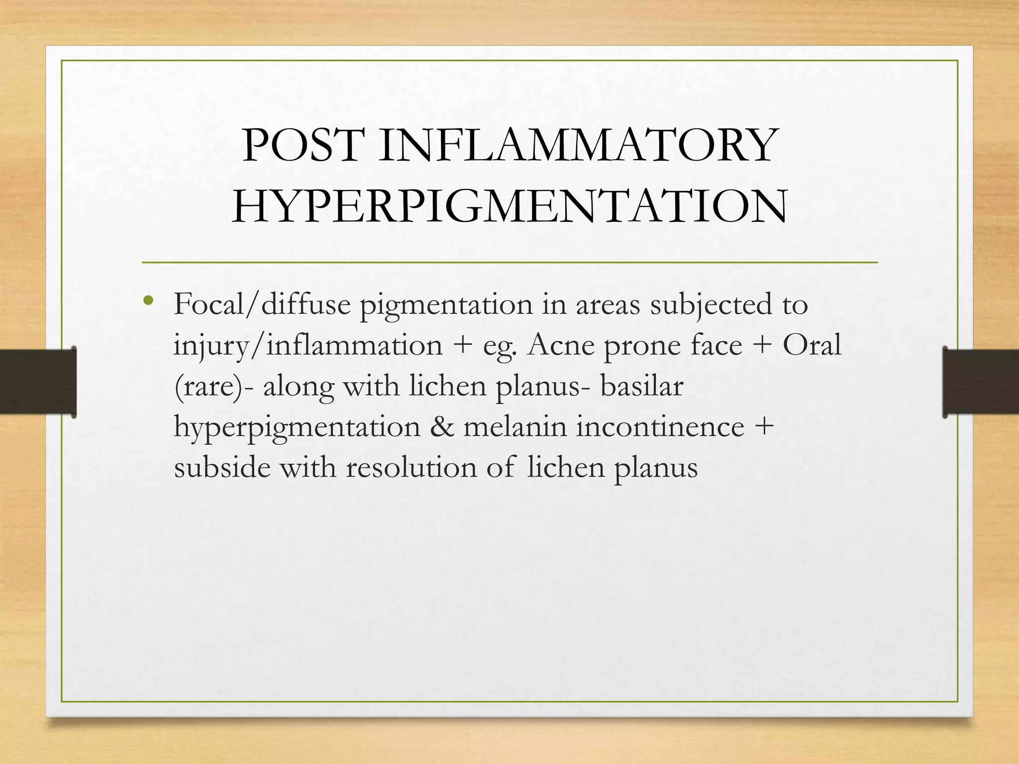 Diagnosis of pigmented lesions of oral cavity | PPTX