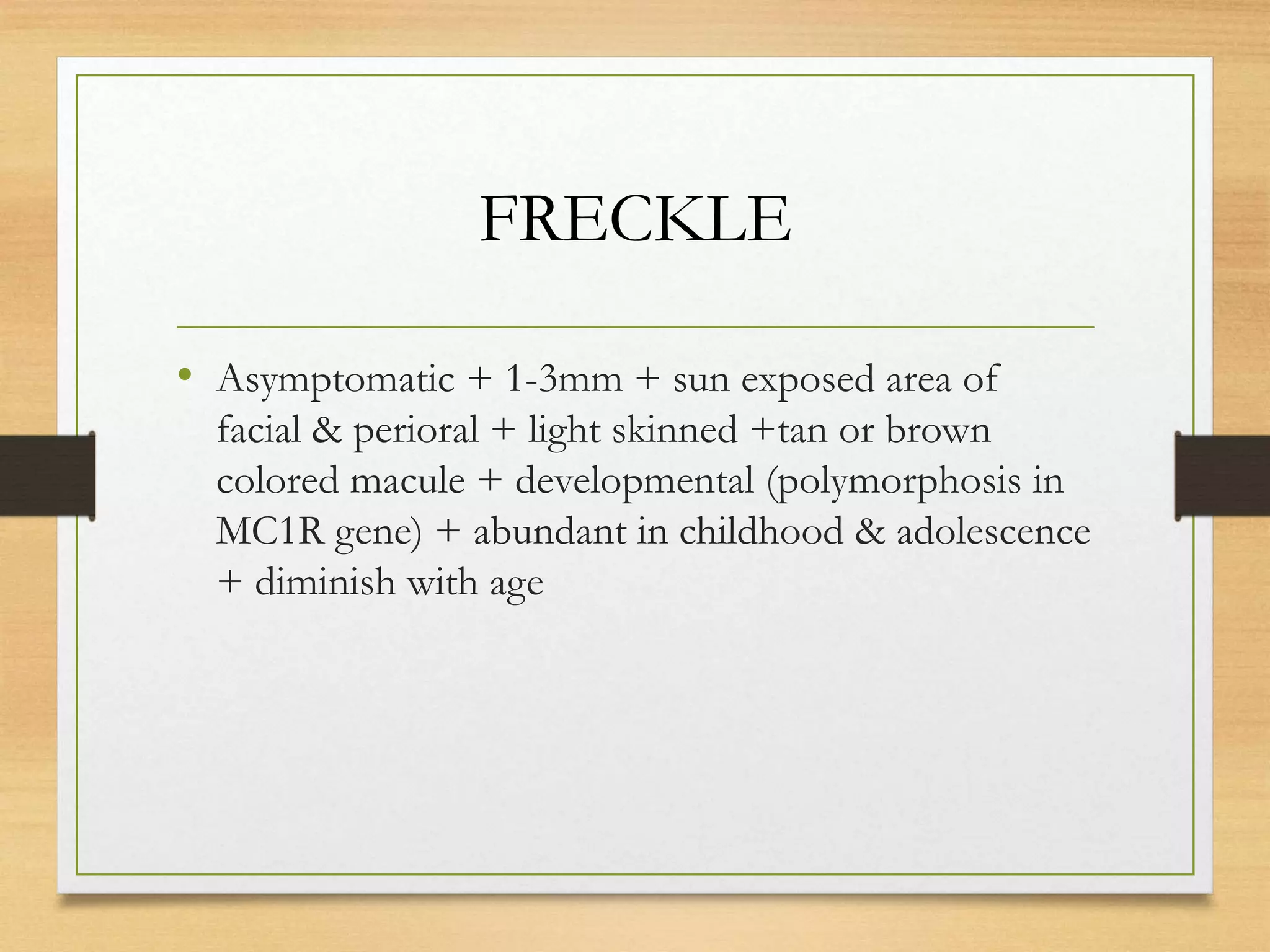 Diagnosis of pigmented lesions of oral cavity | PPTX
