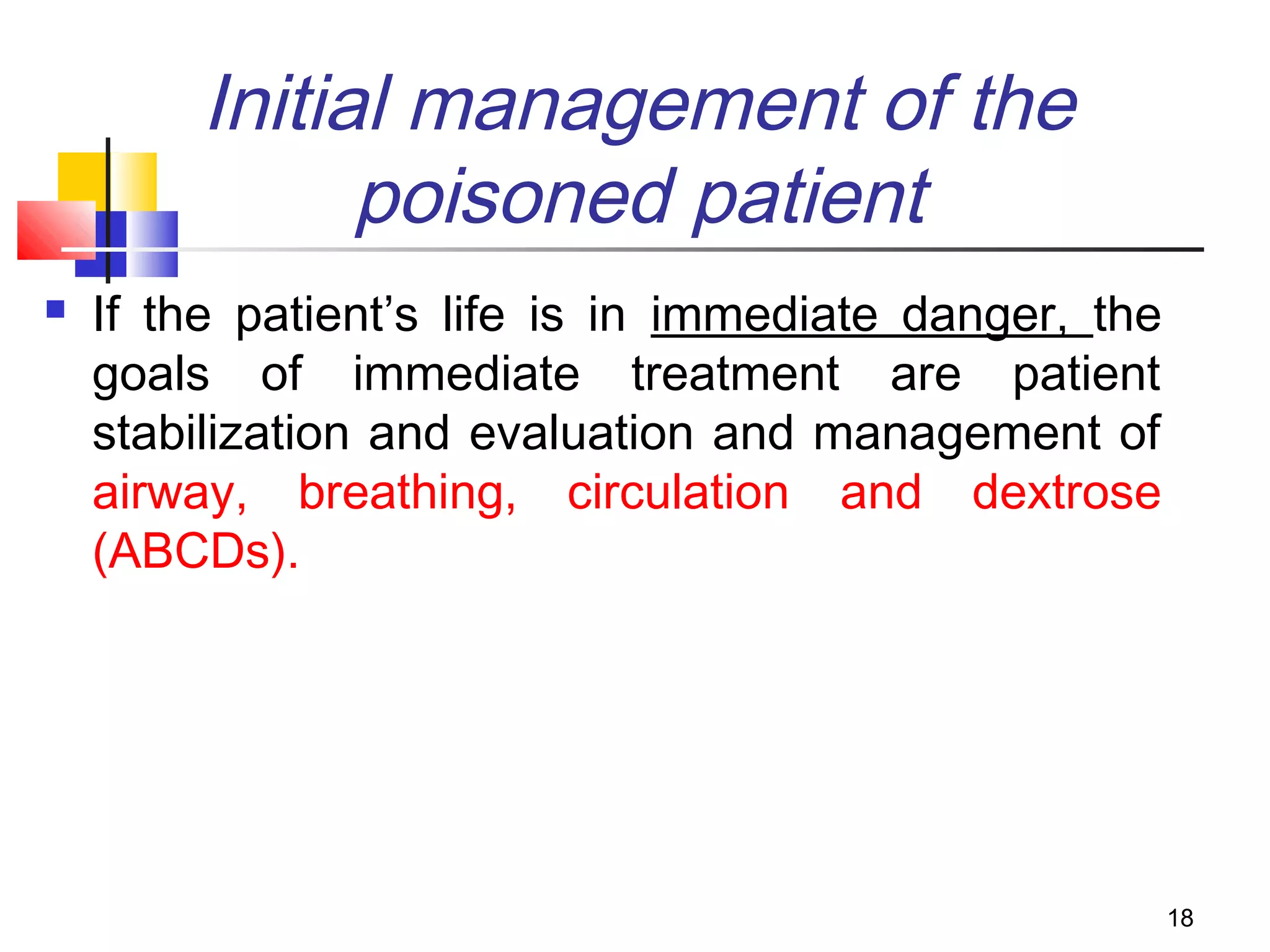 Diagnosis of poisoning in children | PPT