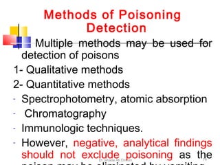 Diagnosis of poisoning in children | PPT