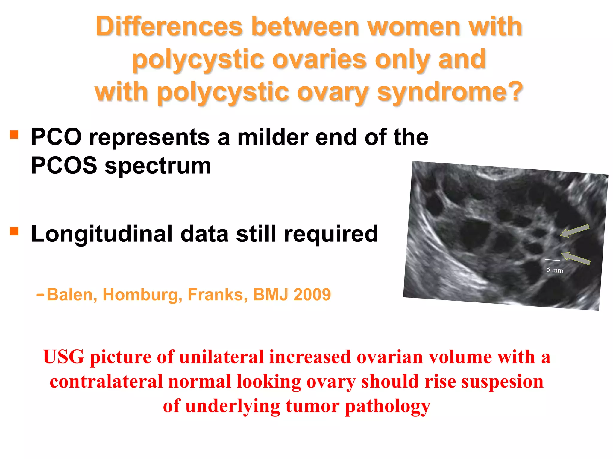 Diagnosis of polycystic ovary syndrome | PPT