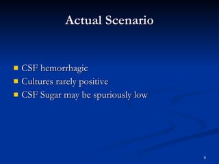 Diagnosis of postoperative meningitis using CSF lactate | PPT