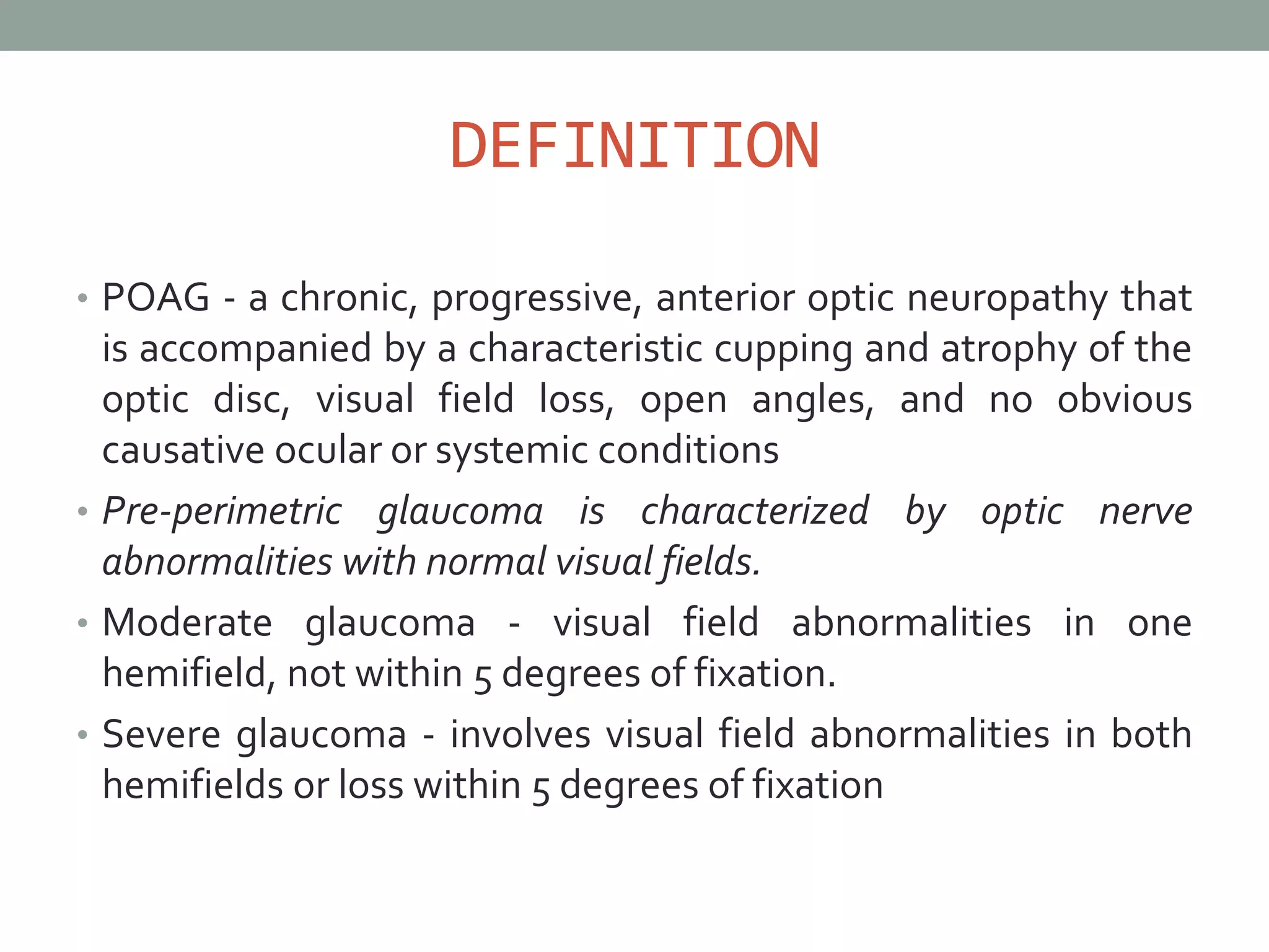 Diagnosis of pre perimetric glaucoma | PPTX