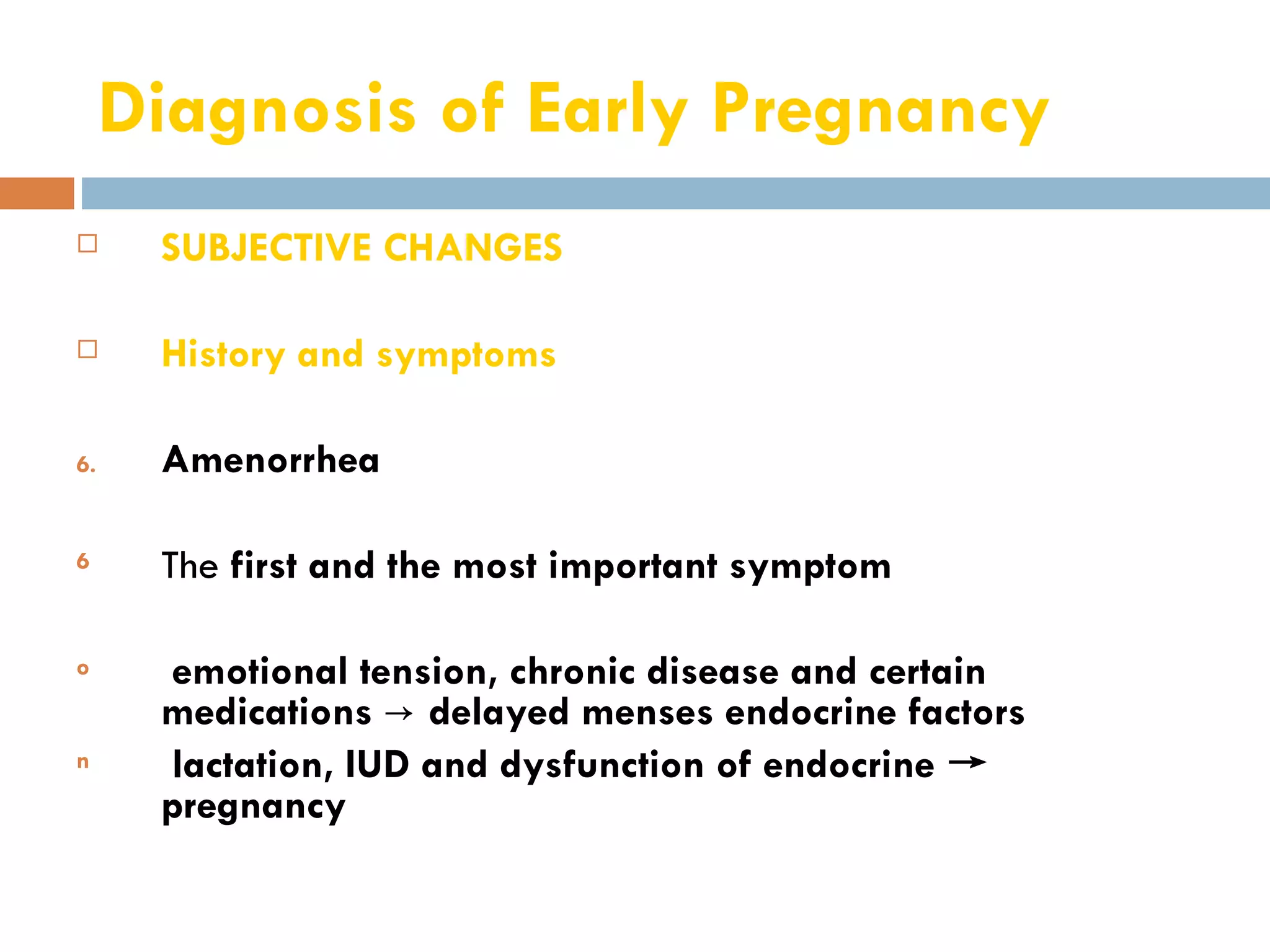 Diagnosis of pregnancy | PPT