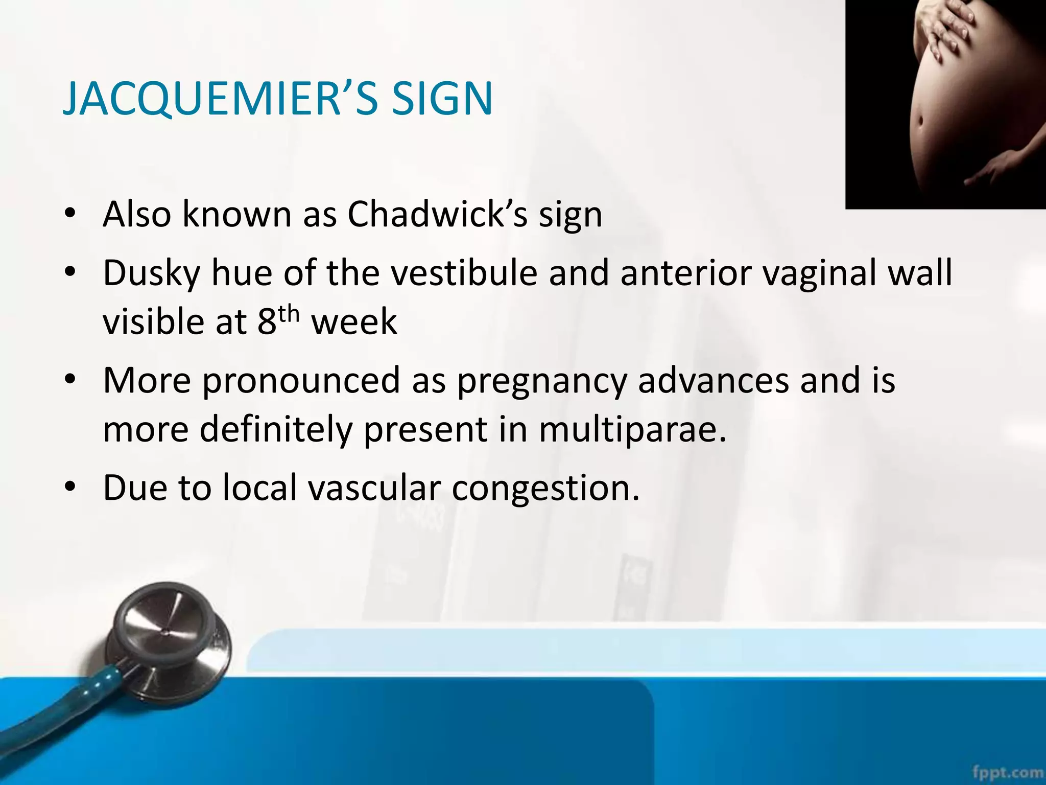 Diagnosis of pregnancy | PPTX