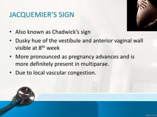 Diagnosis of pregnancy | PPTX