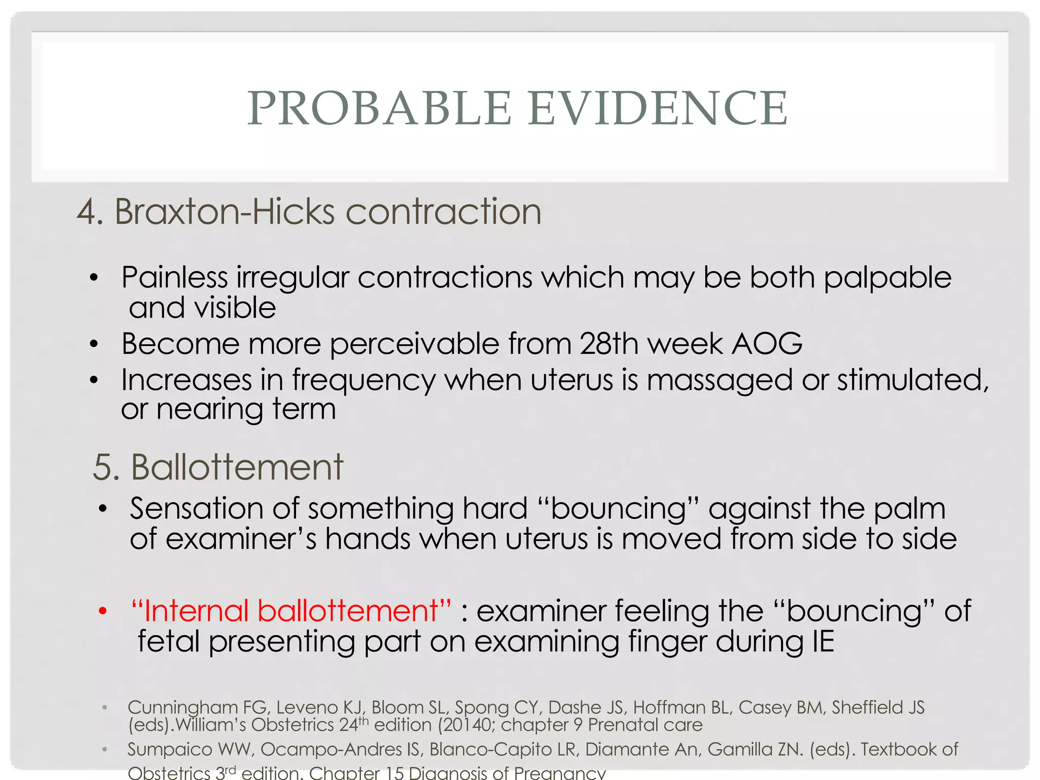 Diagnosis of pregnancy | PDF