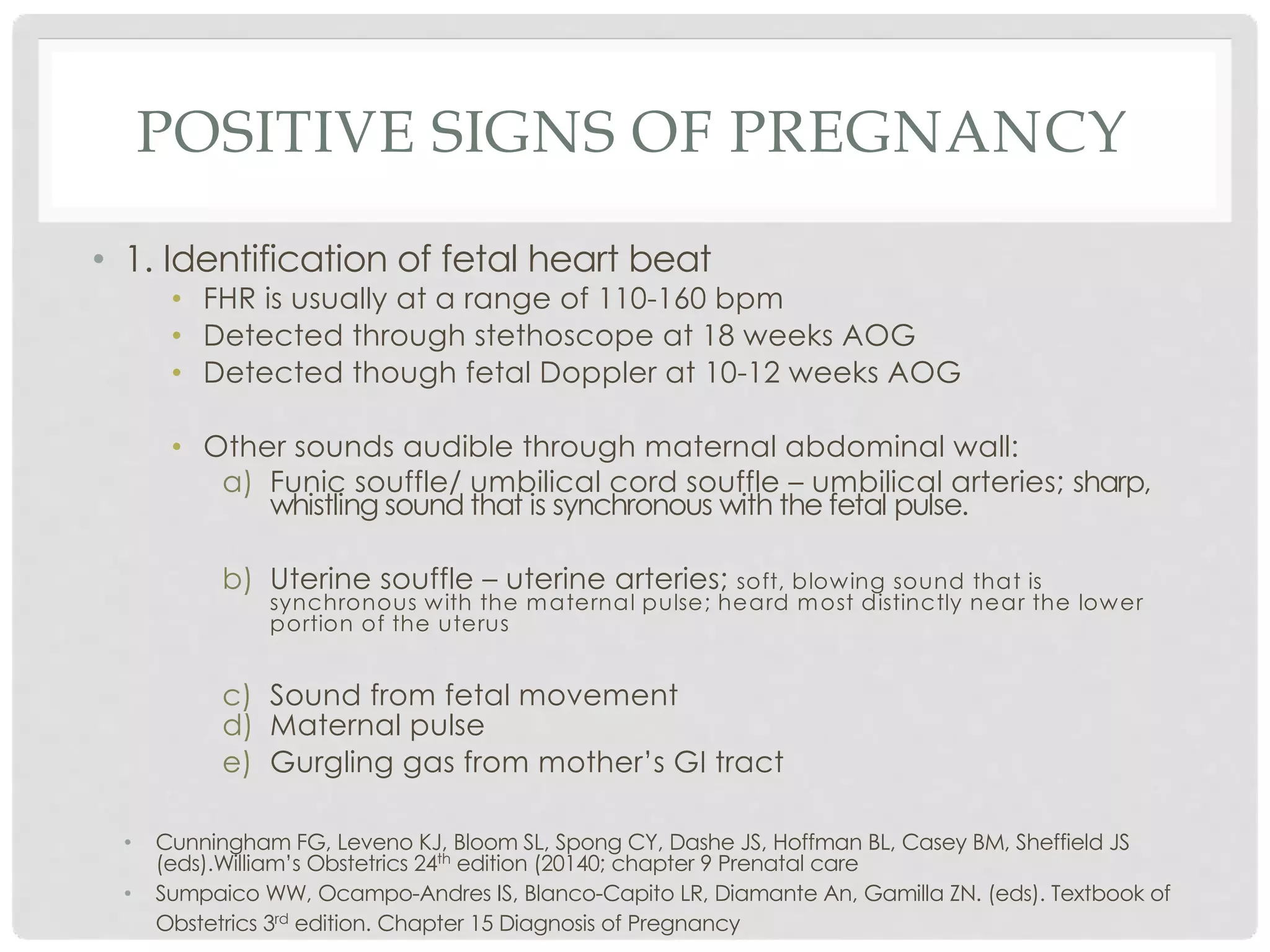 Diagnosis of pregnancy | PDF