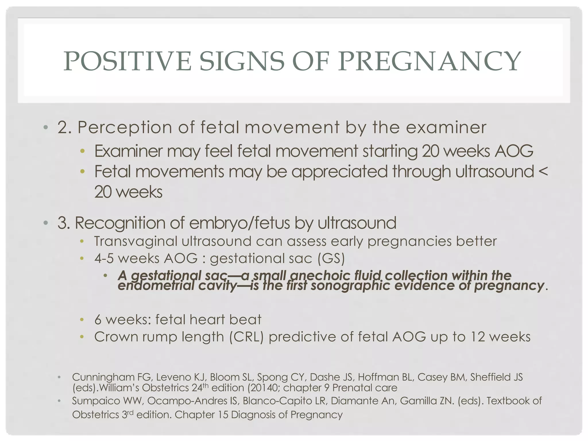 Diagnosis of pregnancy | PDF