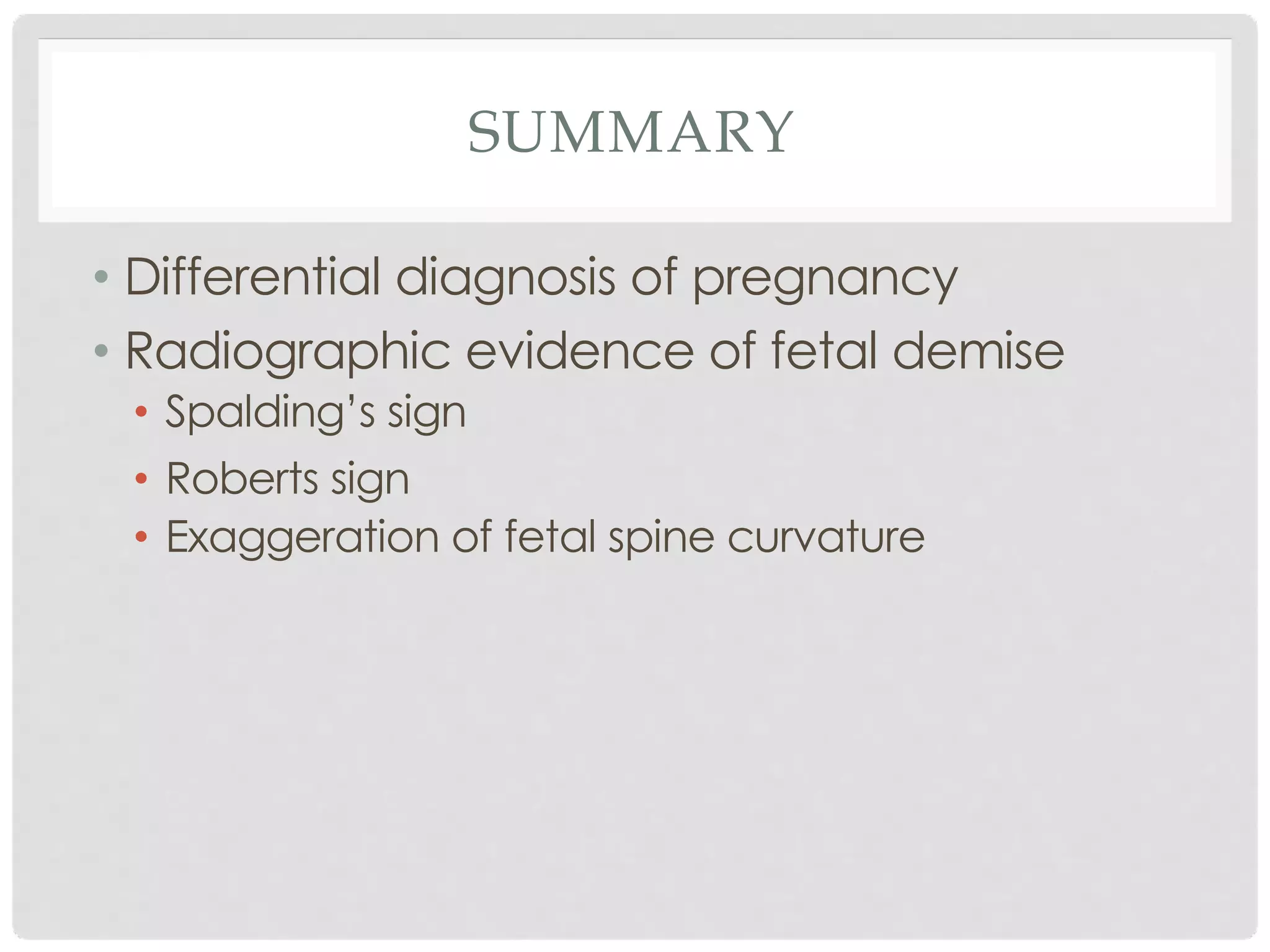 Diagnosis of pregnancy | PDF