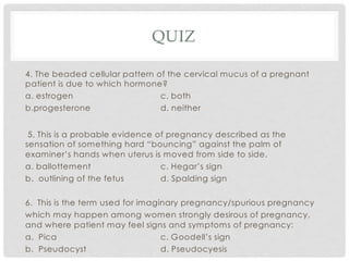 Diagnosis of pregnancy | PDF