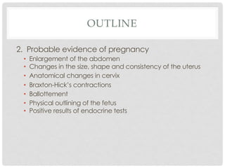 Diagnosis of pregnancy | PDF