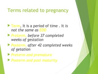 Diagnosis of pregnancy | PPT