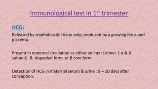 Diagnosis of pregnancy | PPTX