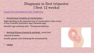 Diagnosis of pregnancy | PPTX