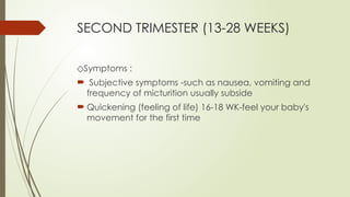 DIAGNOSIS OF PREGNANCY powerpoint slides | PPTX