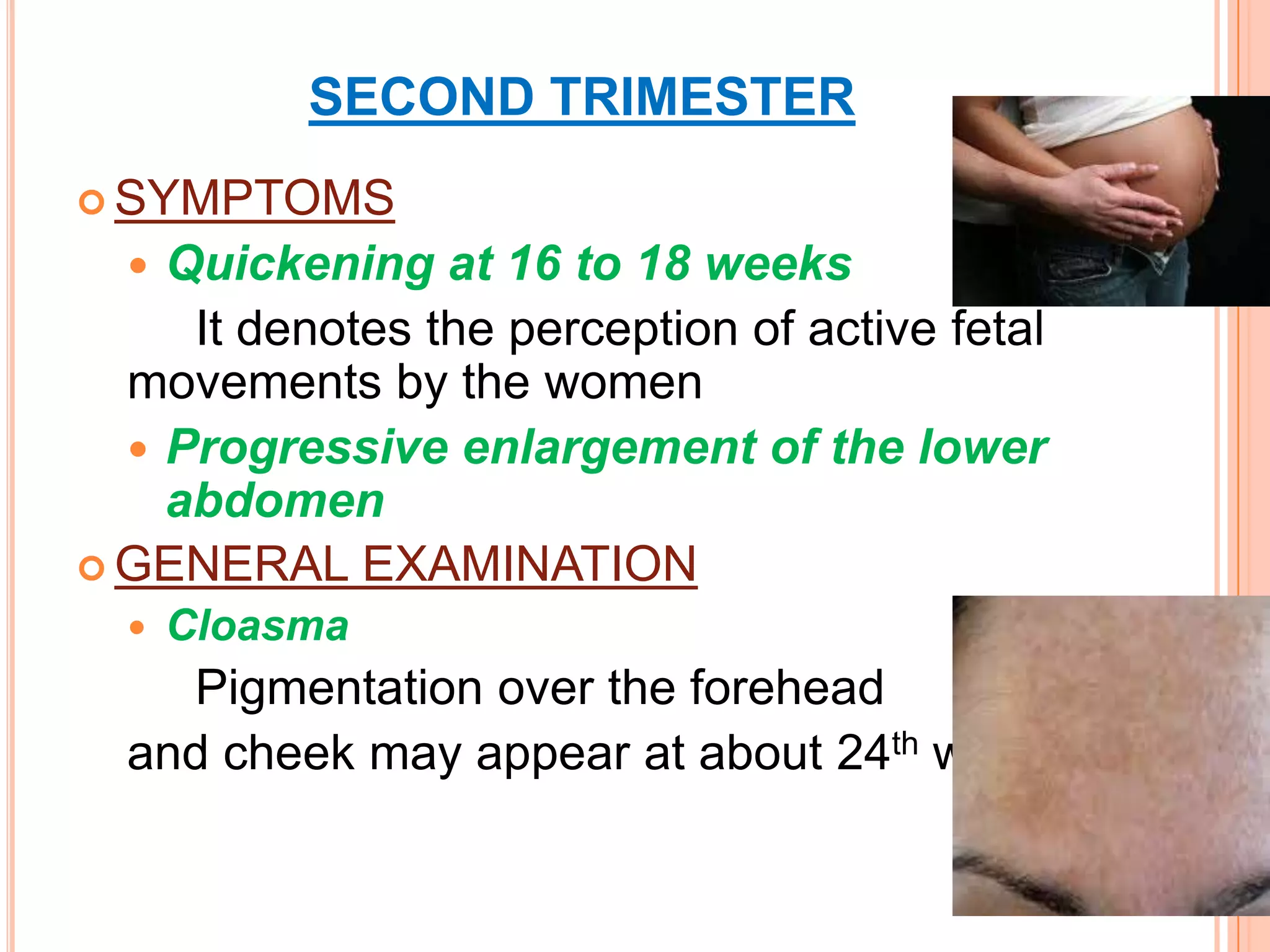 Diagnosis of pregnancy and maternal assessment | PPTX