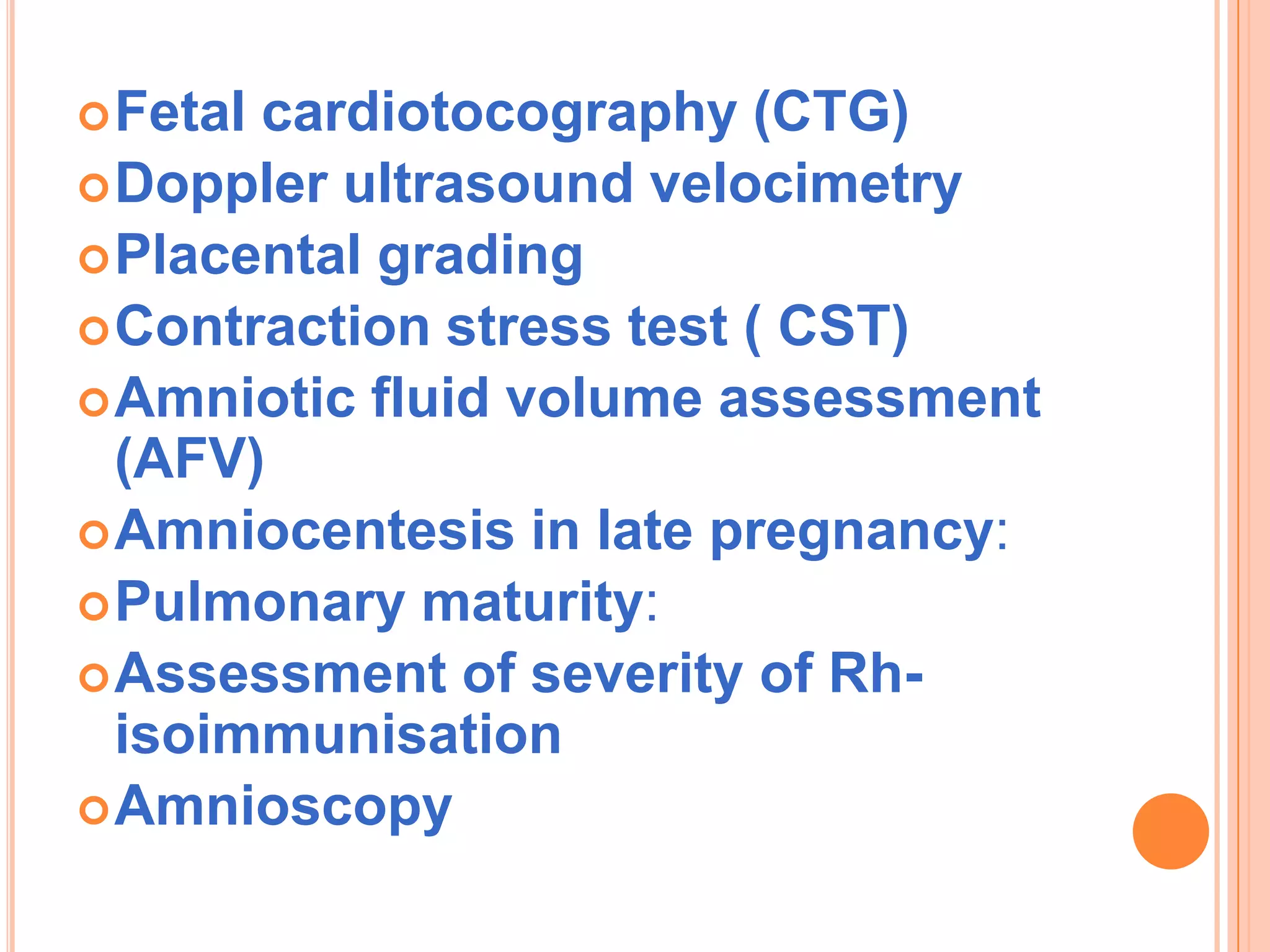Diagnosis of pregnancy and maternal assessment | PPTX