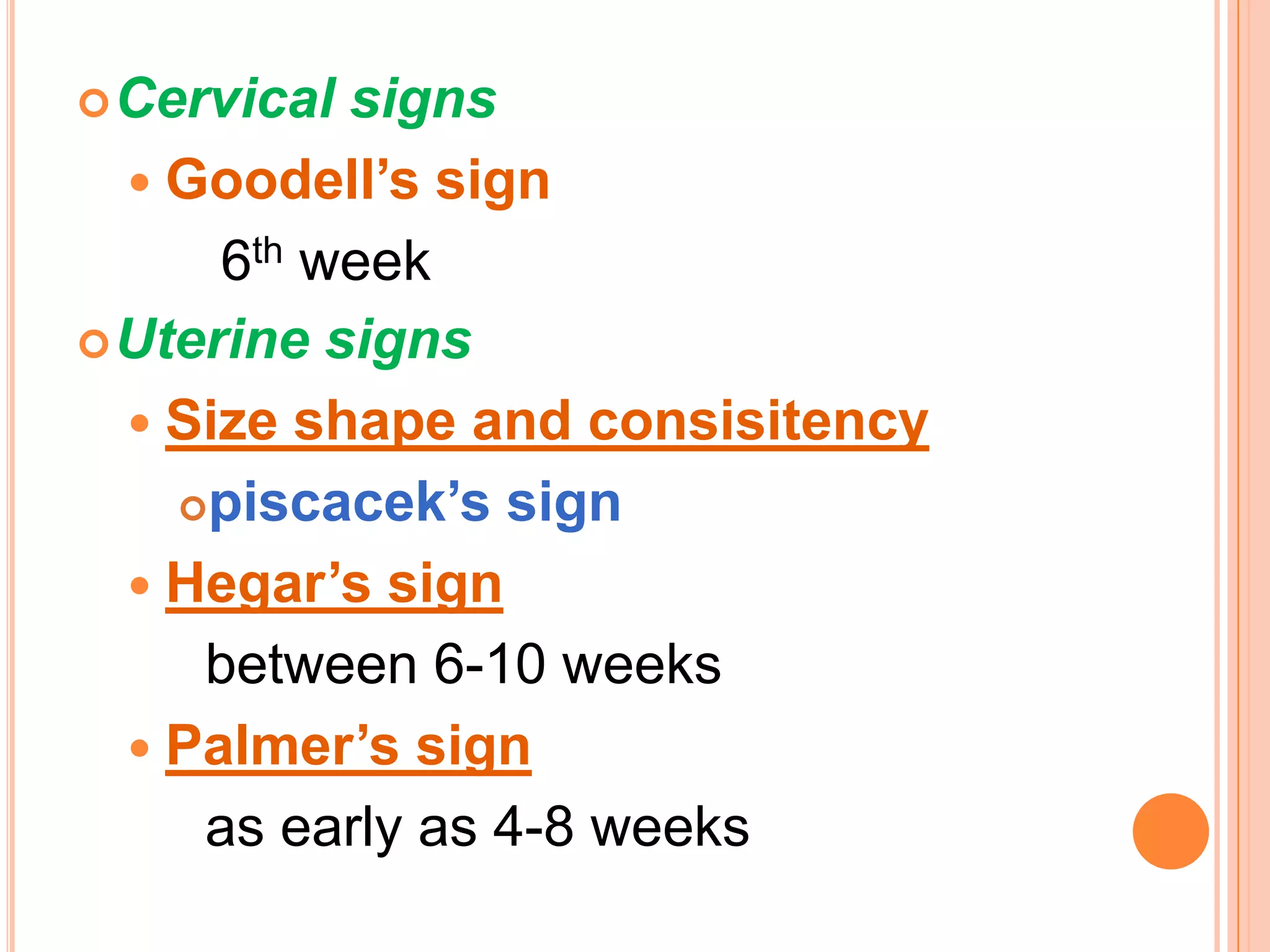 Diagnosis of pregnancy and maternal assessment | PPTX