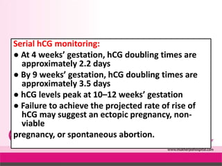 Diagnosis of pregnancy by dr alka mukherjee & dr apurva mukherjee ...