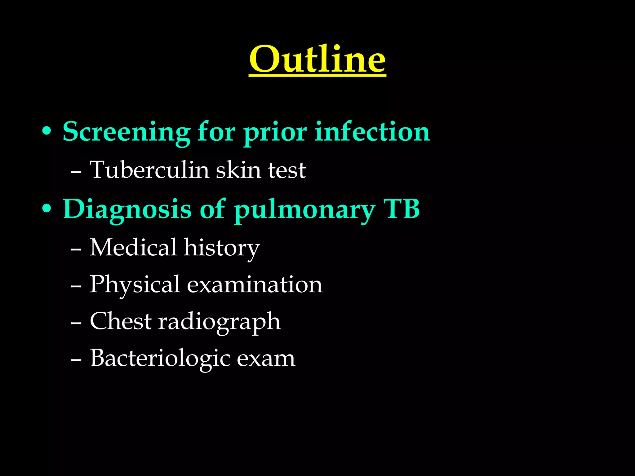 Diagnosis Of Pulmonary Tb | PPT