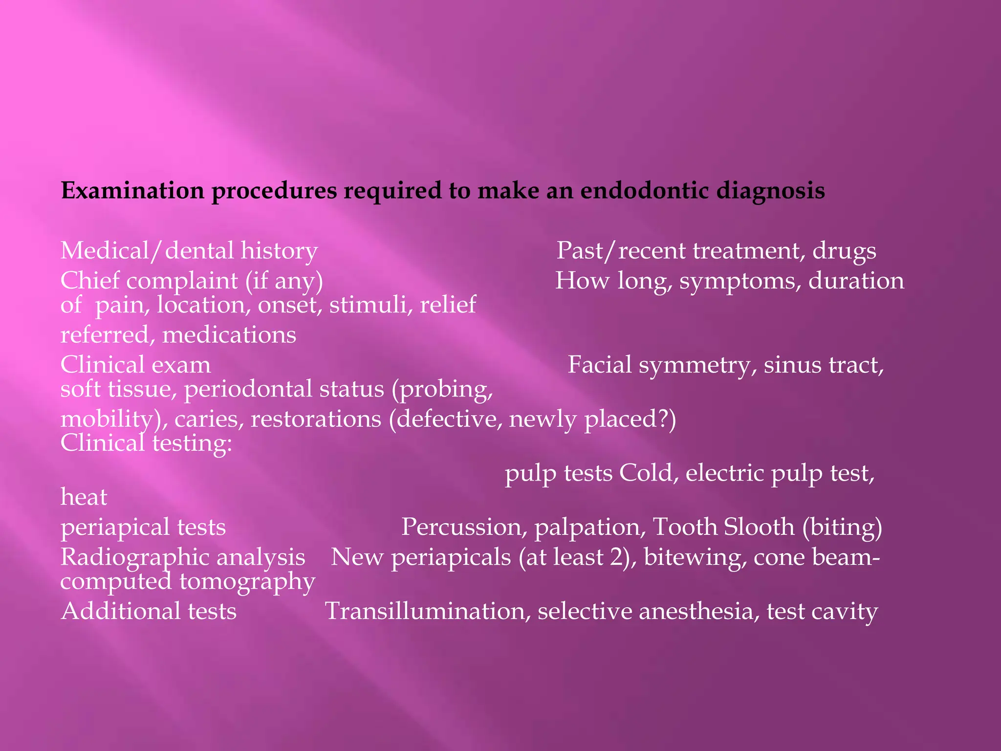 Diagnosis of pulpal diseases. Satti.pptx