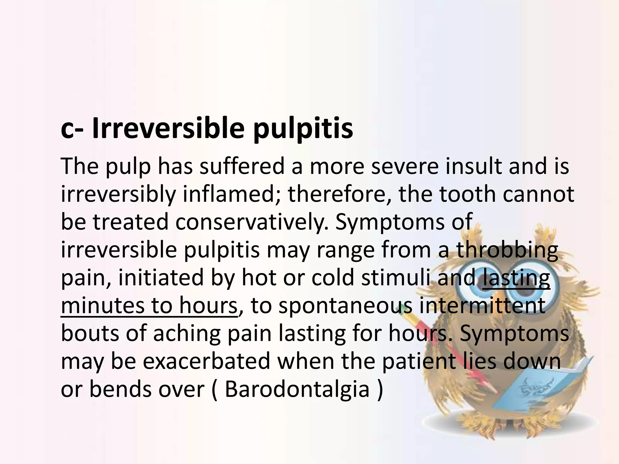 Diagnosis of pulpal pathology ( Abdullah karamat ) | PPTX