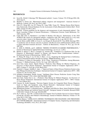 Diagnosis of rheumatoid arthritis using an ensemble learning approach | PDF