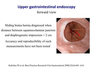 Diagnosis of sliding hiatal hernia | PPTX