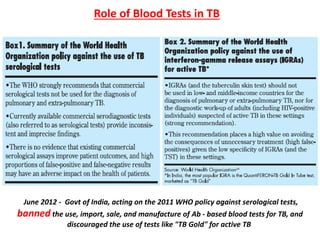 Diagnosis of Tuberculosis | PPTX
