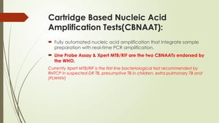 diagnosis of tb in children-approach and evaluation | PPTX
