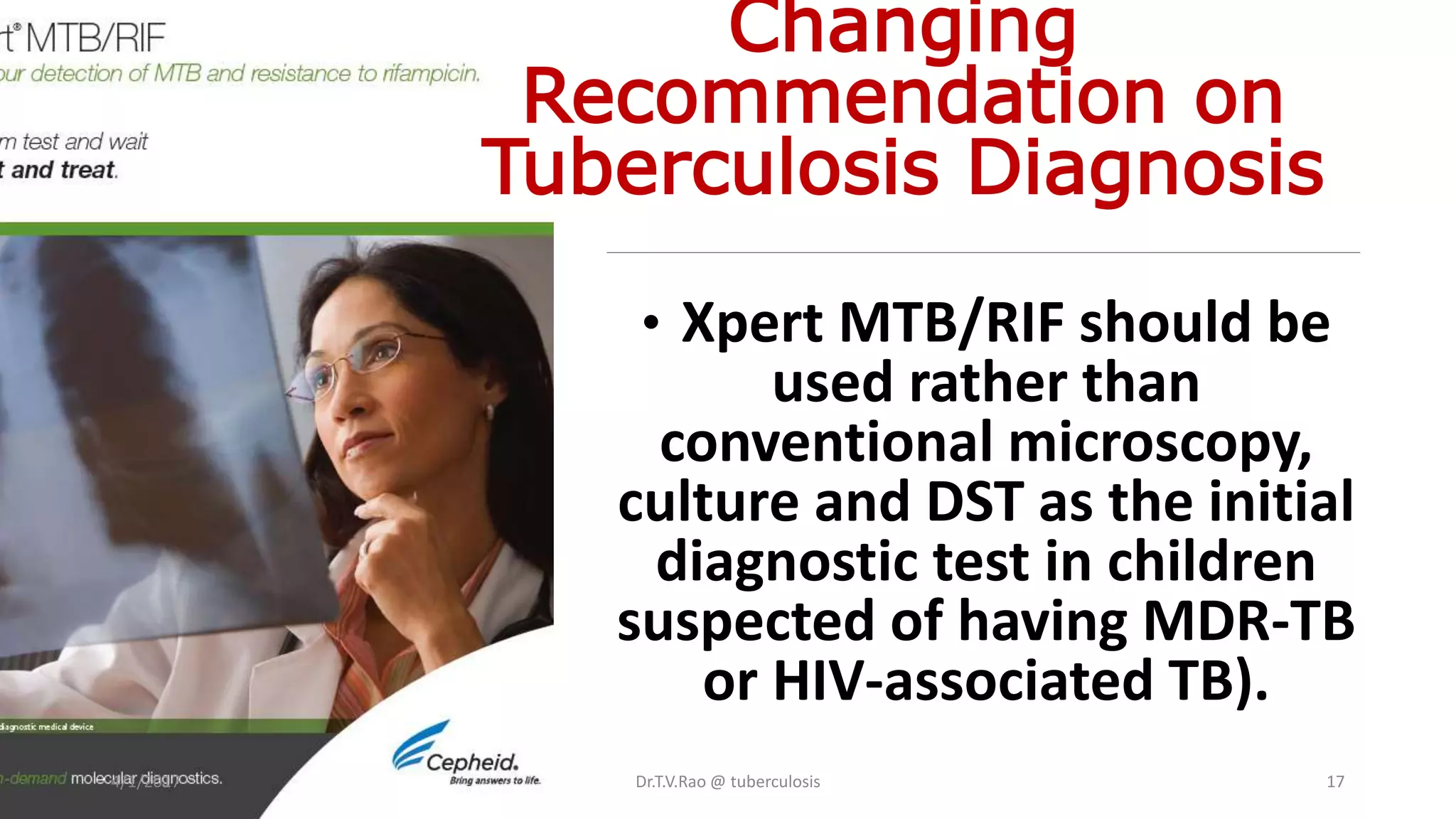 Xpert MTB/RIF Ultra newer technology past to future DIAGNOSIS OF ...