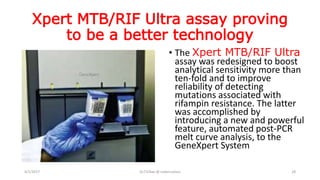 Xpert MTB/RIF Ultra newer technology past to future DIAGNOSIS OF ...