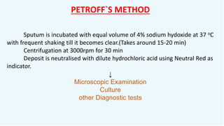 Diagnosis of tuberculosis | PPT